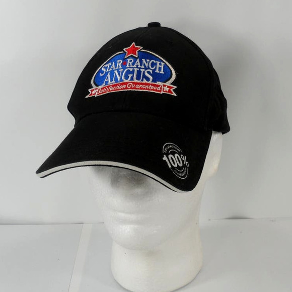 Cap America | Accessories | Star Ranch Angus Logo Embroidered Strapback ...